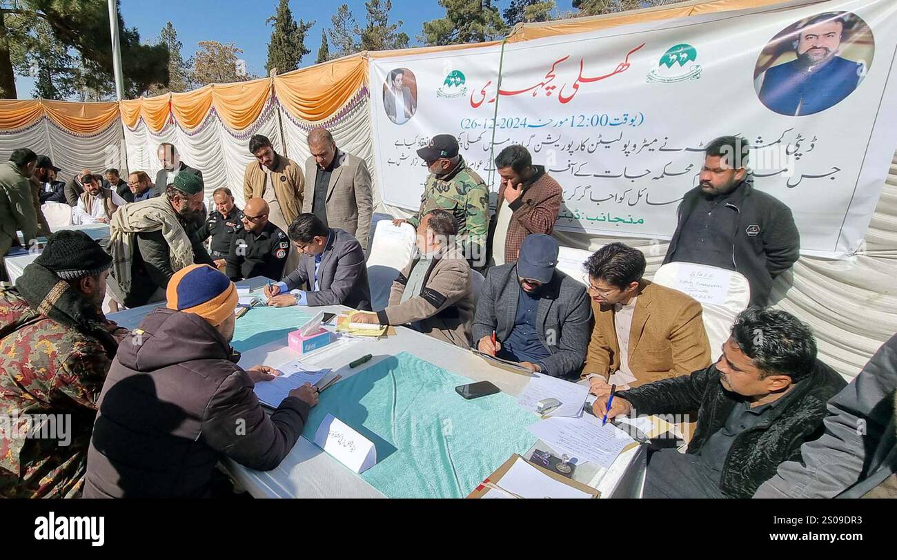 Deputy Commissioner Quetta Saad bin Asad, Deputy Director of Sanitation ...