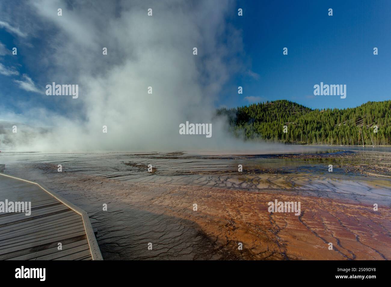 Grand Prismatic, Yellowstone National Park Stock Photo - Alamy