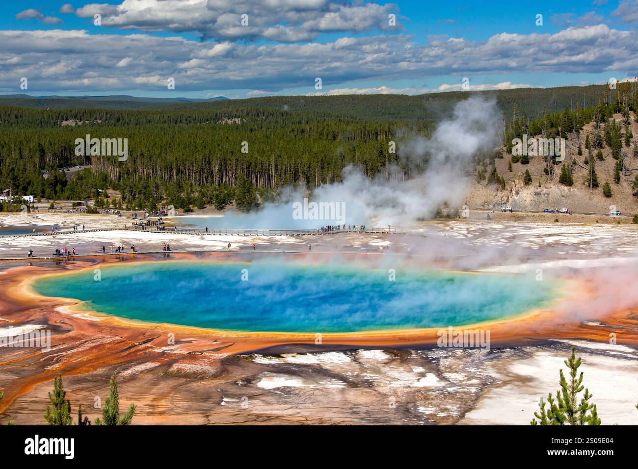 Grand Prismatic Spring Stock Photo - Alamy