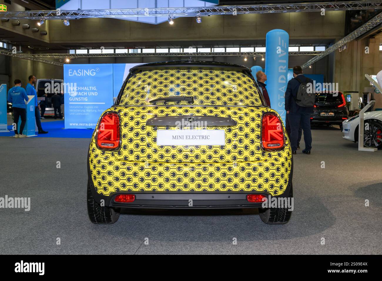 vienna, austria, 15 jan 2020, autoshow, mini electric, compact ...