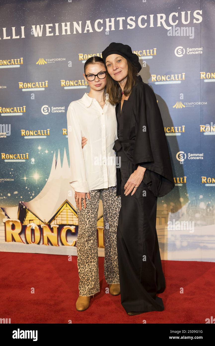 Jeanette Hain with daughter Malou Hain at the premiere of the 20th ...