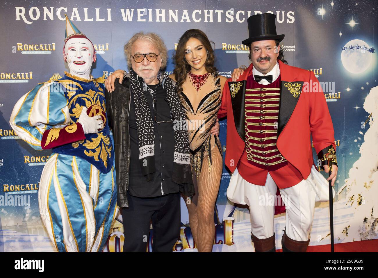 Clown Gensi, Bernhard Paul, Lili Paul-Roncalli and Oliver Polak at the premiere of the 20th ...