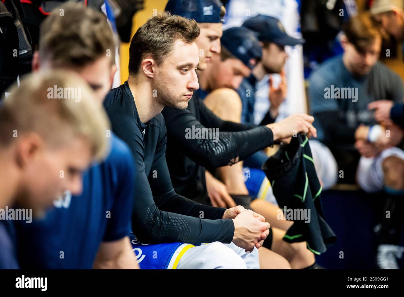 Leksand, Sverige. 26th Dec, 2024. 241226 Leksands Max Veronneau inför ishockeymatchen i SHL ...