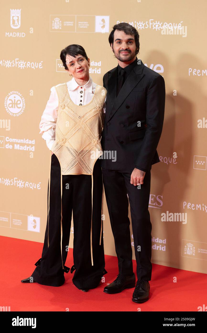 Madrid, Spain. 14th Dec, 2024. Miren Gaztañaga and Eneko Sagardoy ...