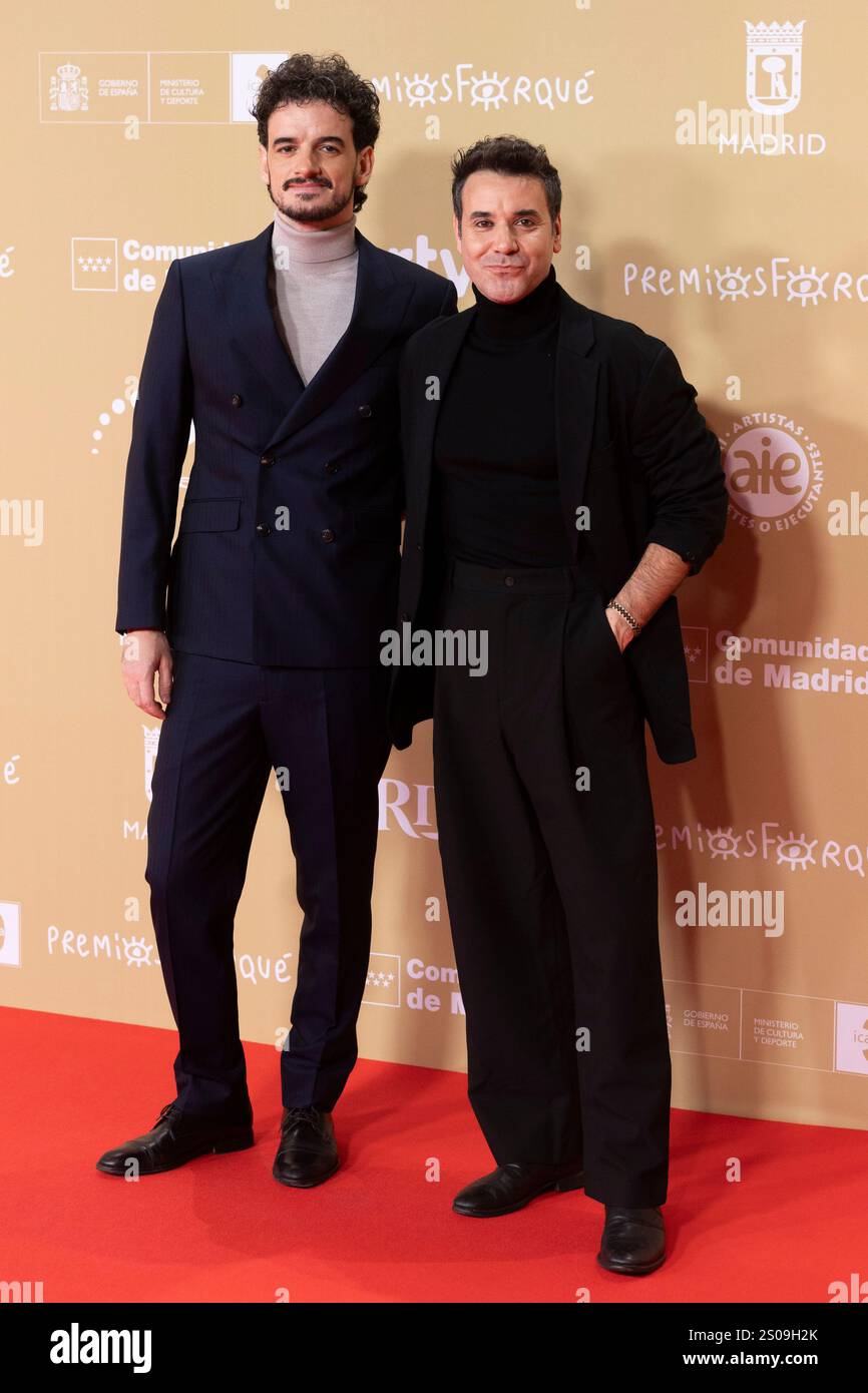 Madrid, Spain. 14th Dec, 2024. Martín Cuervo and Miquel Fernández ...