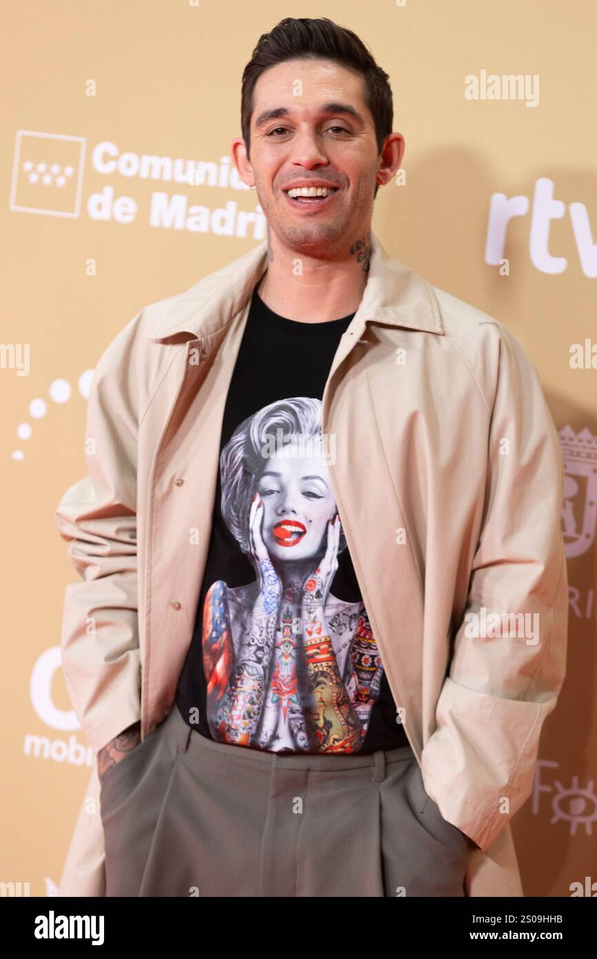 Víctor Elías attends the red carpet for the Jose María Forque Awards 2024 at Palacio Municipal ...