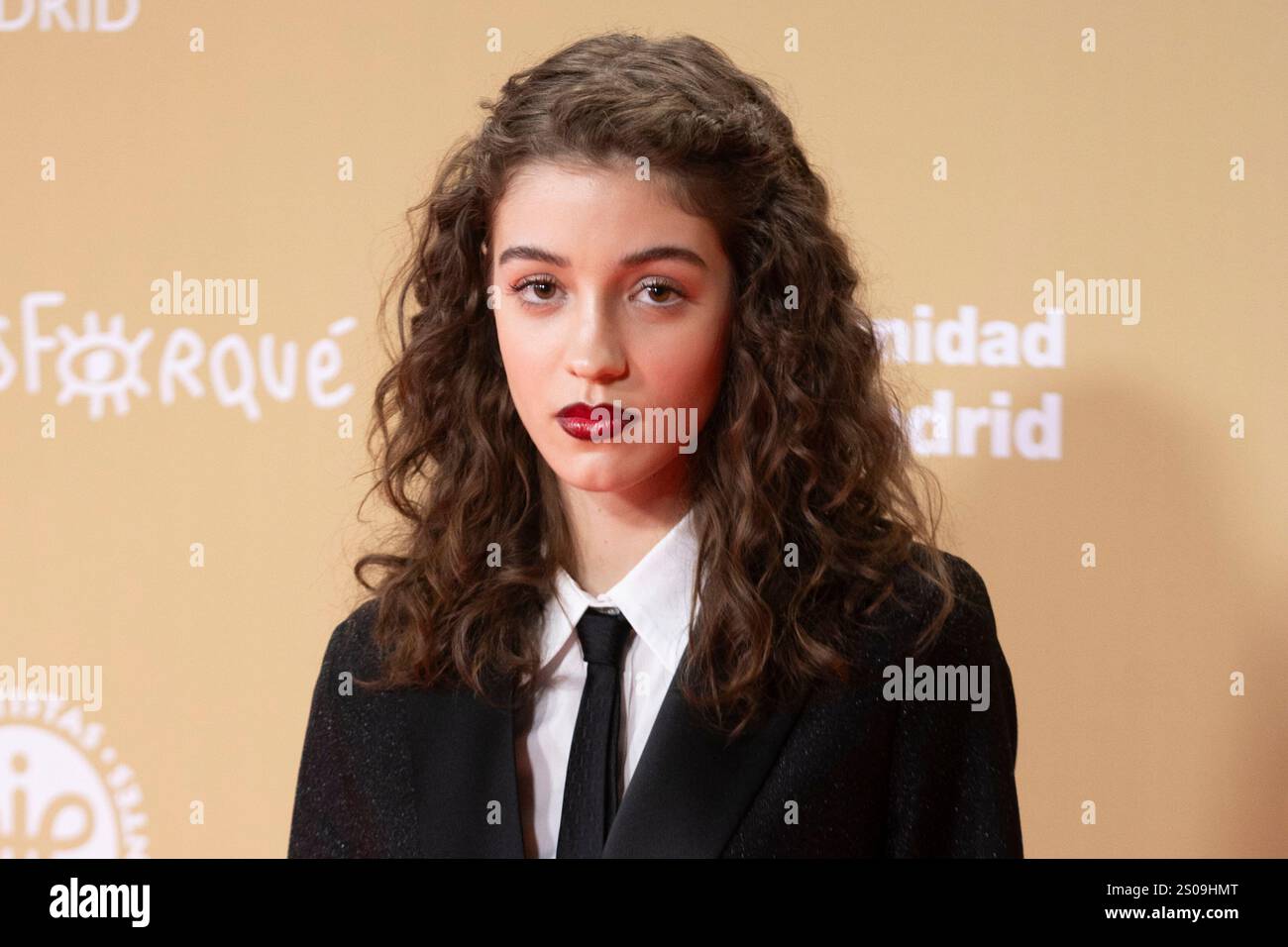 Madrid, Spain. 14th Dec, 2024. Zoe Bonafonte attends the red carpet for ...
