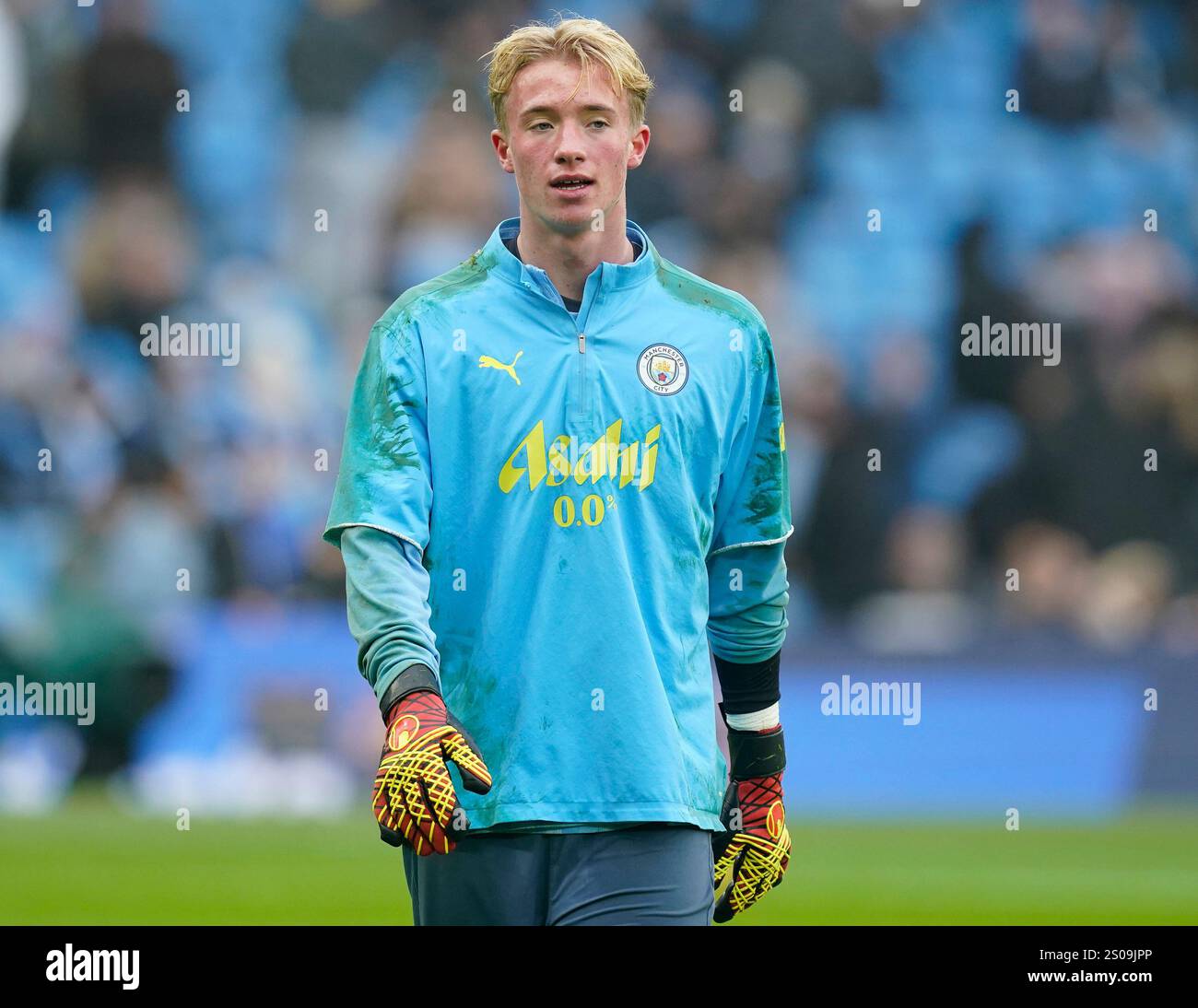 Manchester, UK. 26th Dec, 2024. Thorsten Spike Brits of Manchester City ...