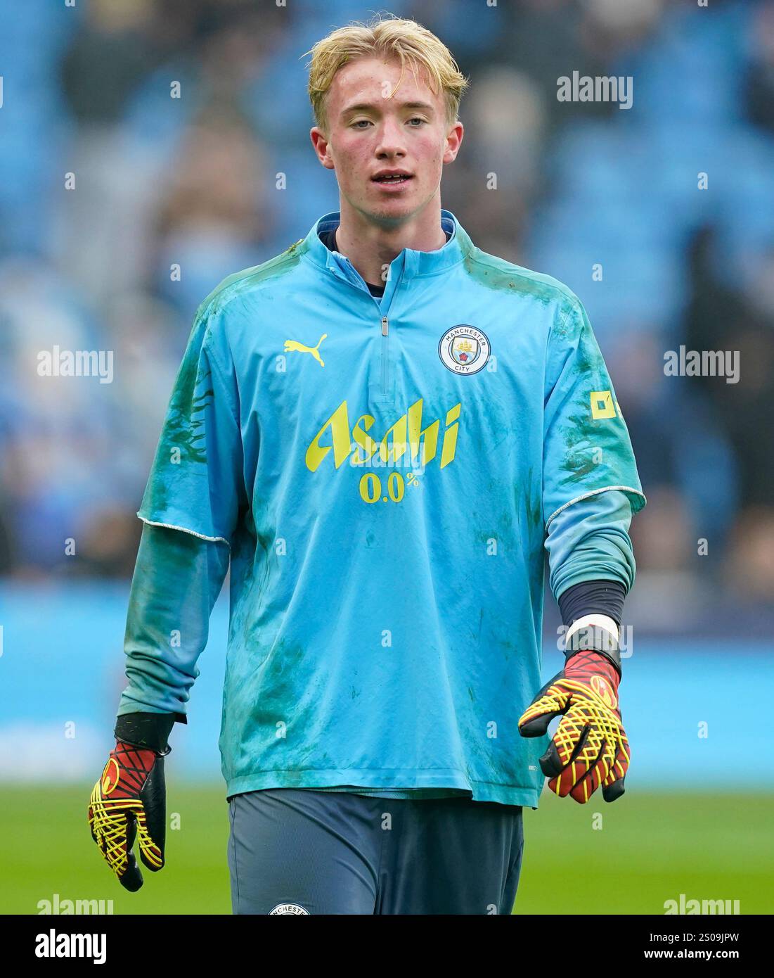 Manchester, UK. 26th Dec, 2024. Thorsten Spike Brits of Manchester City ...