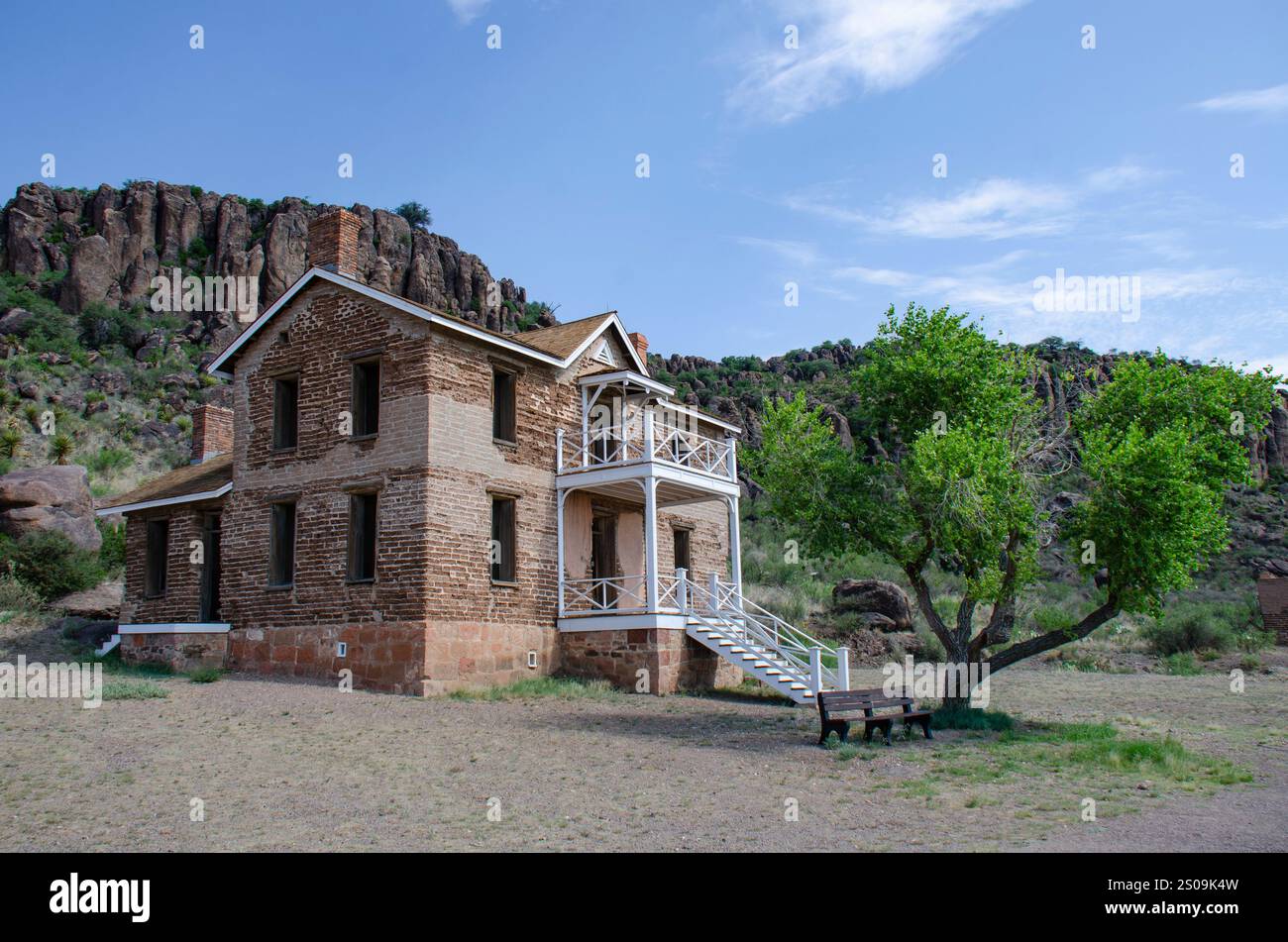 Fort Davis was established in the Davis Mountains of West Texas in 1854 ...