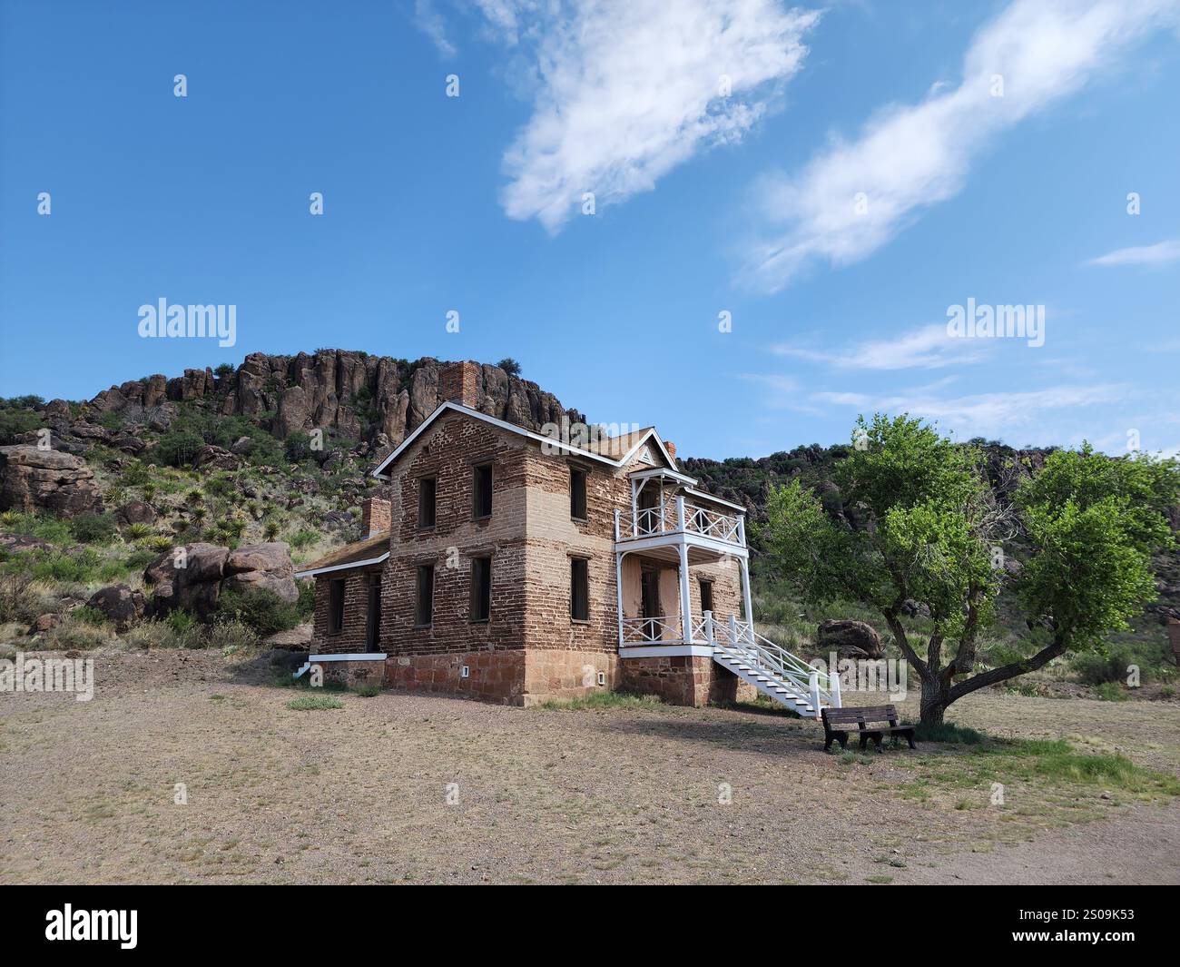 Fort Davis was established in the Davis Mountains of West Texas in 1854 ...