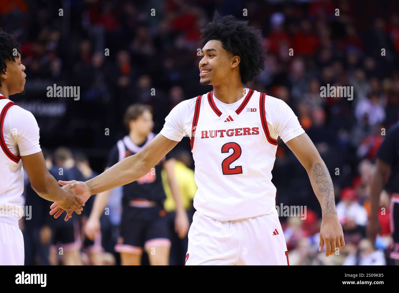 NEWARK, NJ - DECEMBER 21: Dylan Harper #2 of the Rutgers Scarlet ...