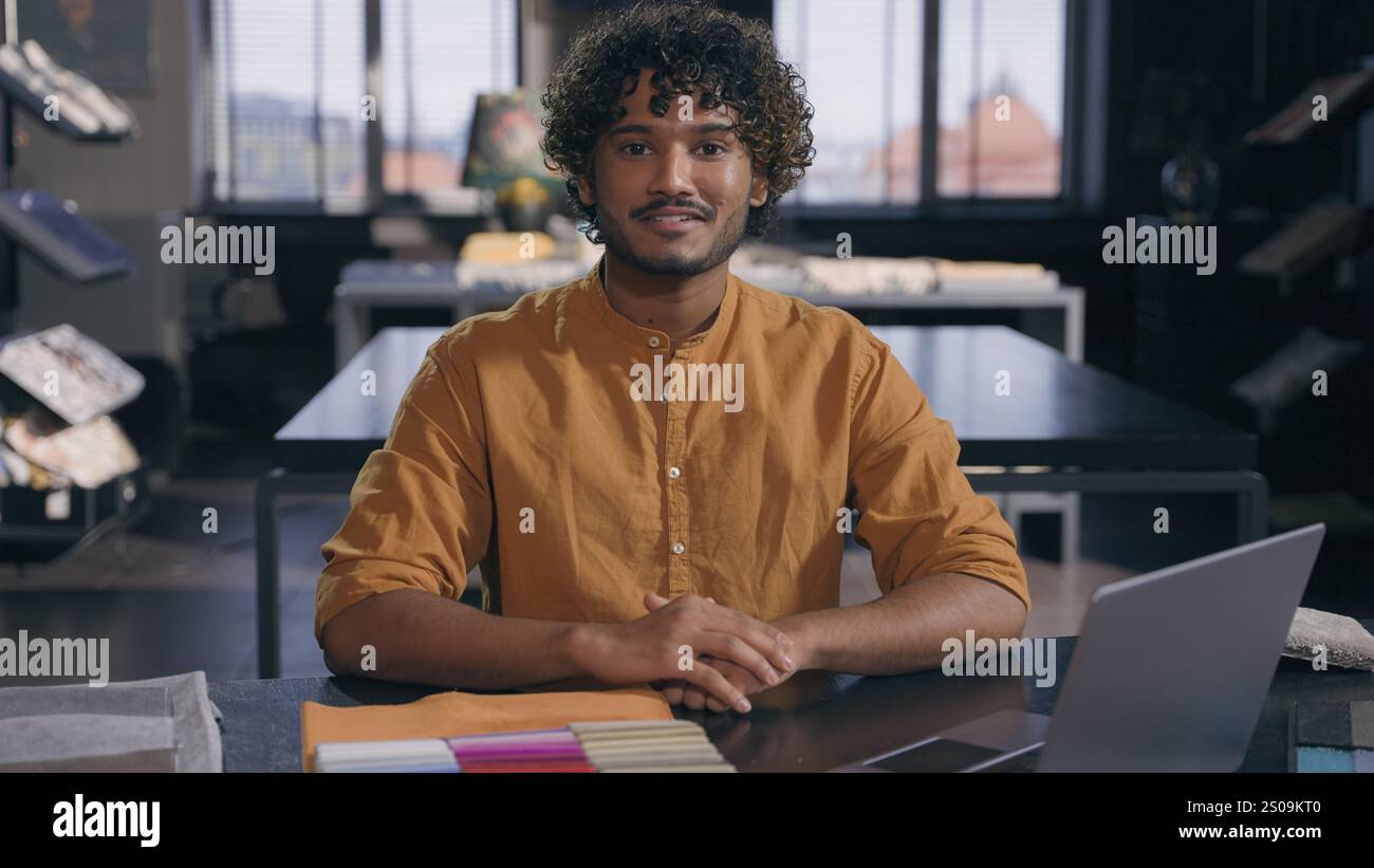 Arabian Indian man businessman male interior architect fashion designer ...