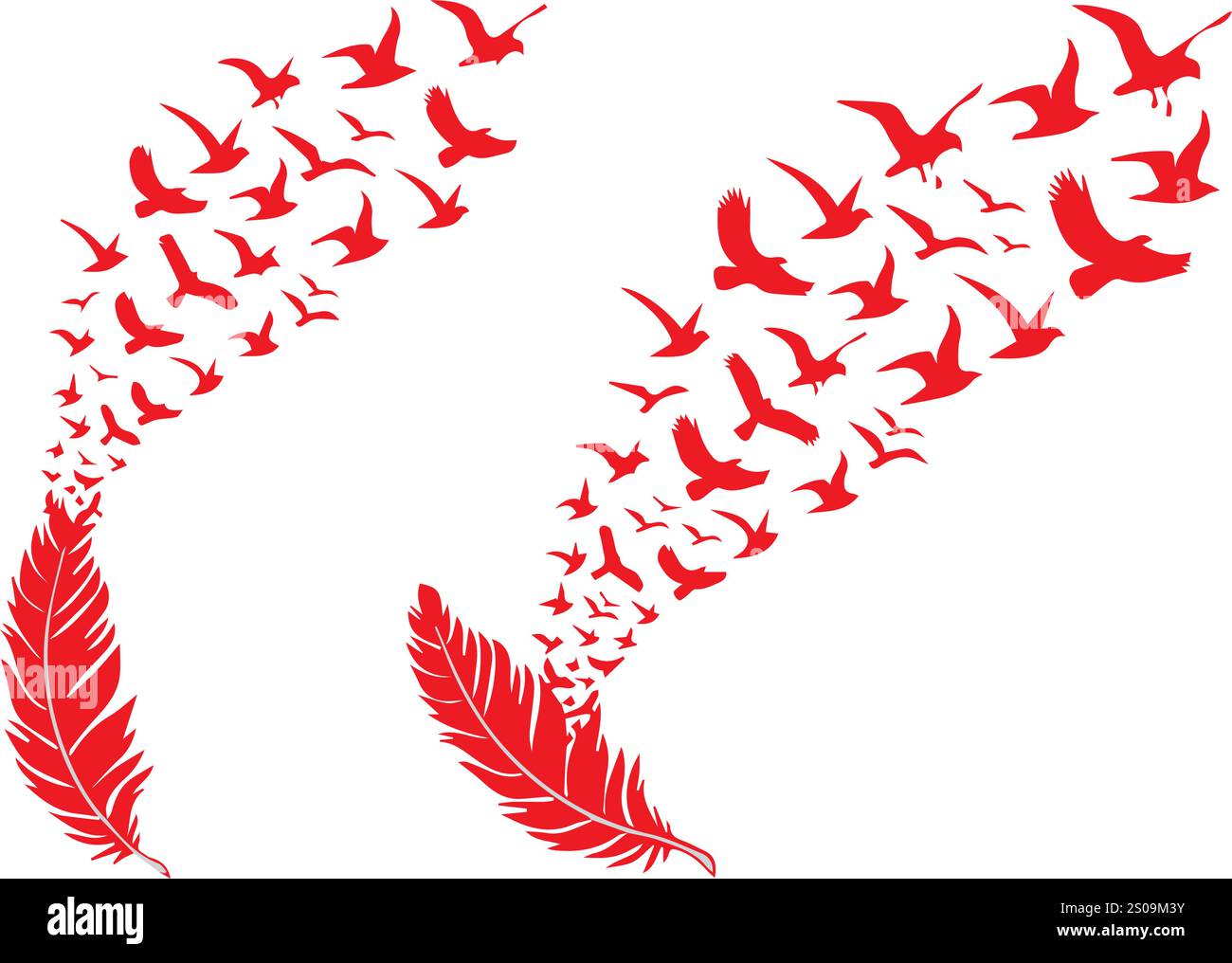 feather pen, pen, ink, feather drawing designs Stock Vector Image & Art ...