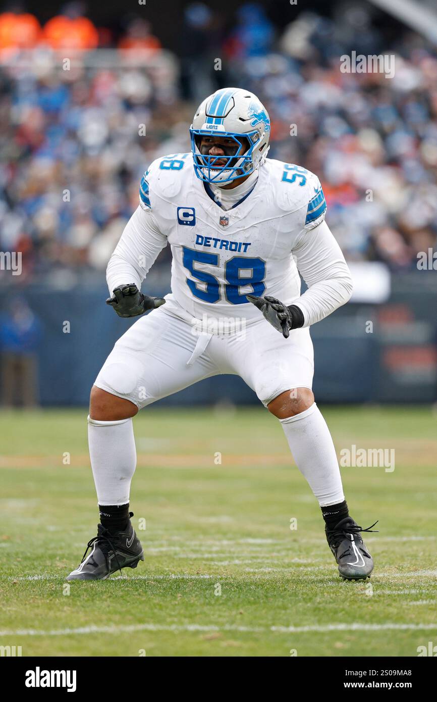 Detroit Lions offensive tackle Penei Sewell (58) blocks during the ...