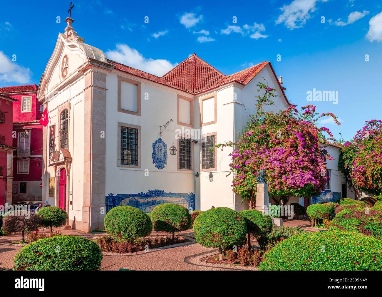 The Igreja de Santa Luzia (Church of Santa Luzia) in Alfama,Lisbon ...