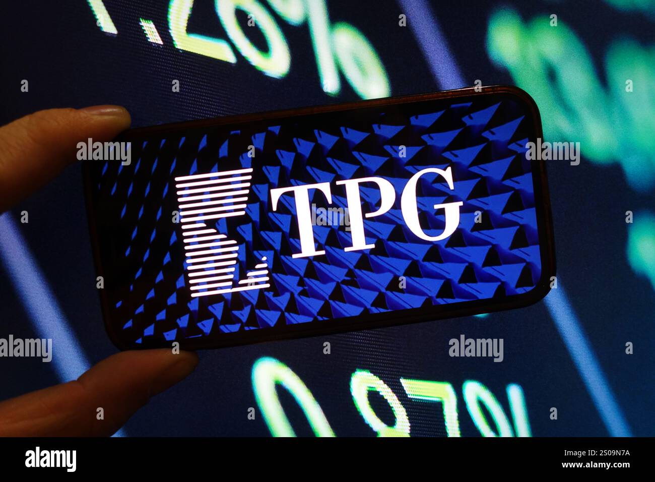 Poland. 25th Dec, 2024. In this photo illustration, the TPG Capital ...