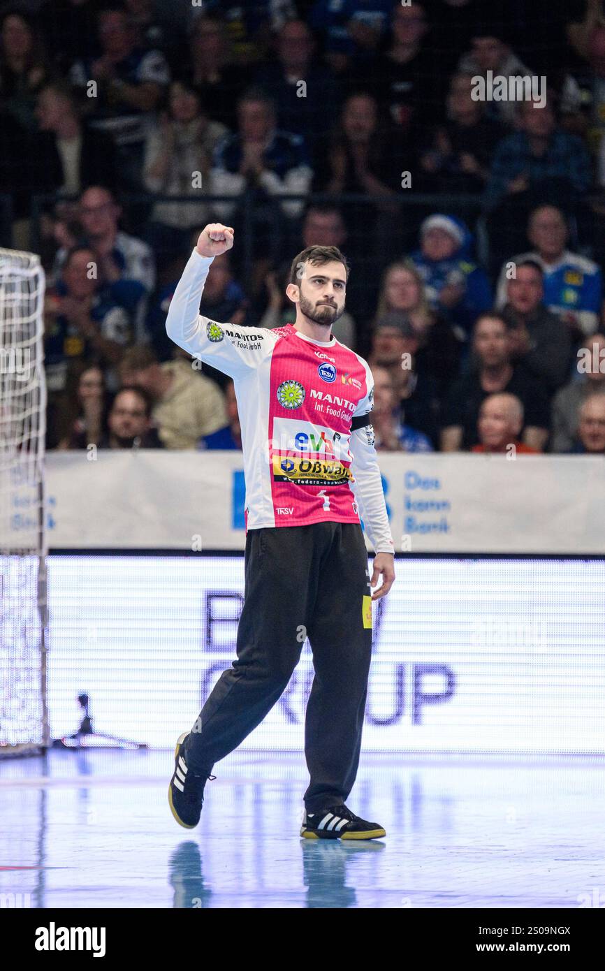 Eisenach, Deutschland. 26th Dec, 2024. Matija Spikic (ThSV Eisenach, #1) GER, Thueringen, ThSV ...