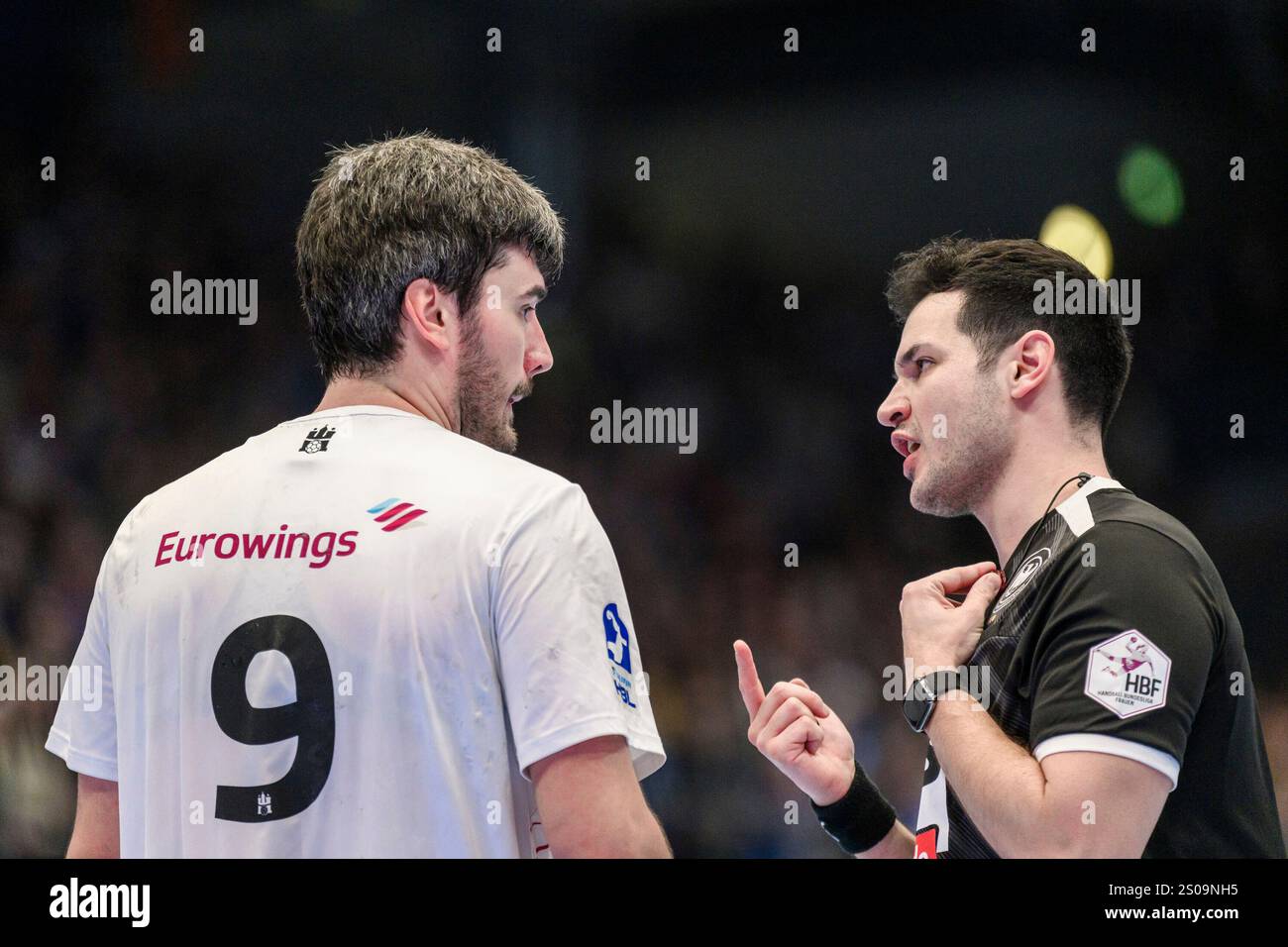 Eisenach, Deutschland. 26th Dec, 2024. Jacob Lassen (Rueckraum Rechts, HSV Hamburg, #9) GER ...