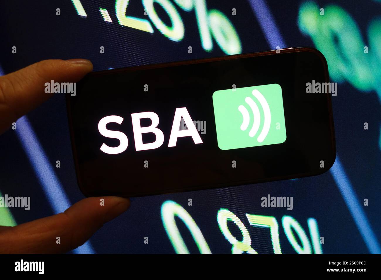 Poland. 25th Dec, 2024. In this photo illustration, the SBA ...