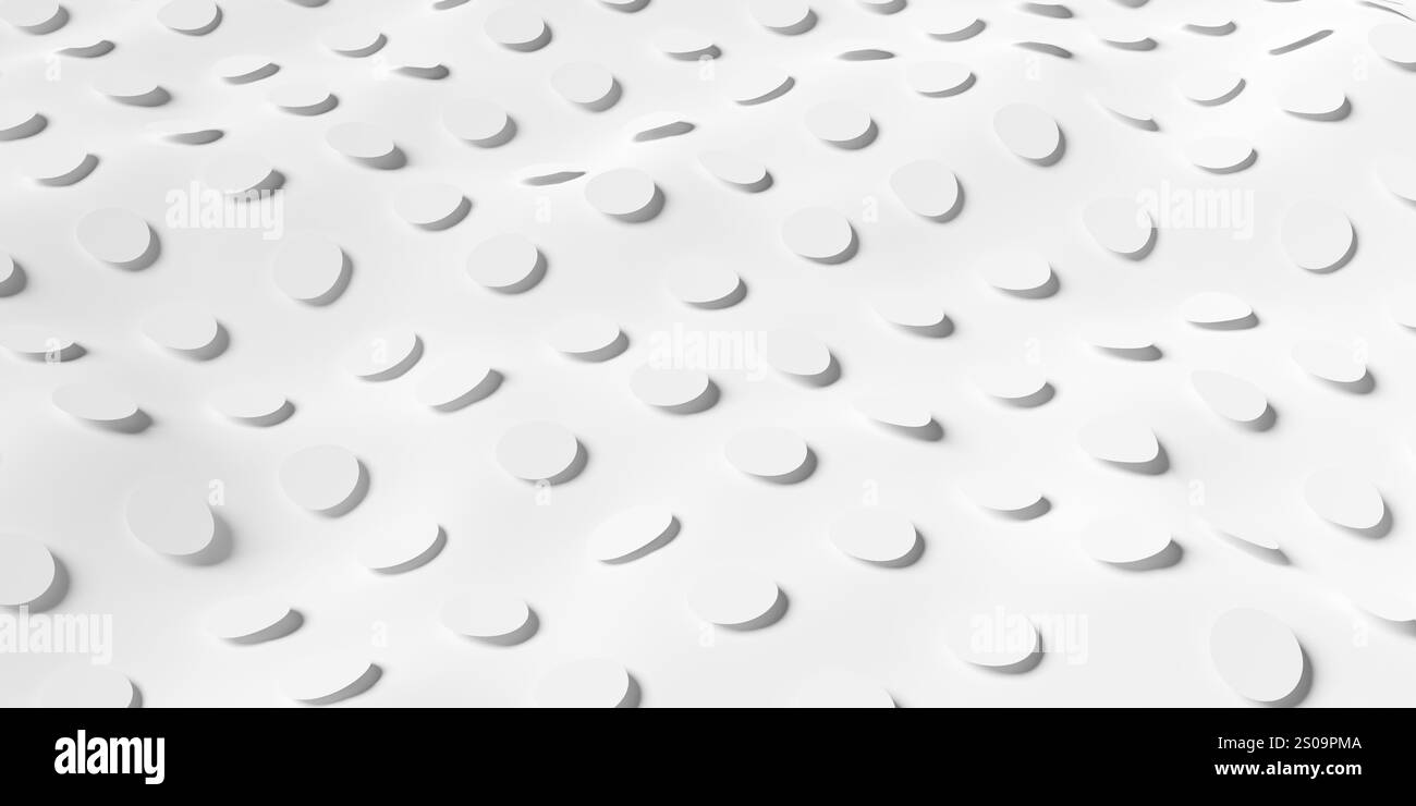 Floating white circle background bend wave plane wallpaper banner ...