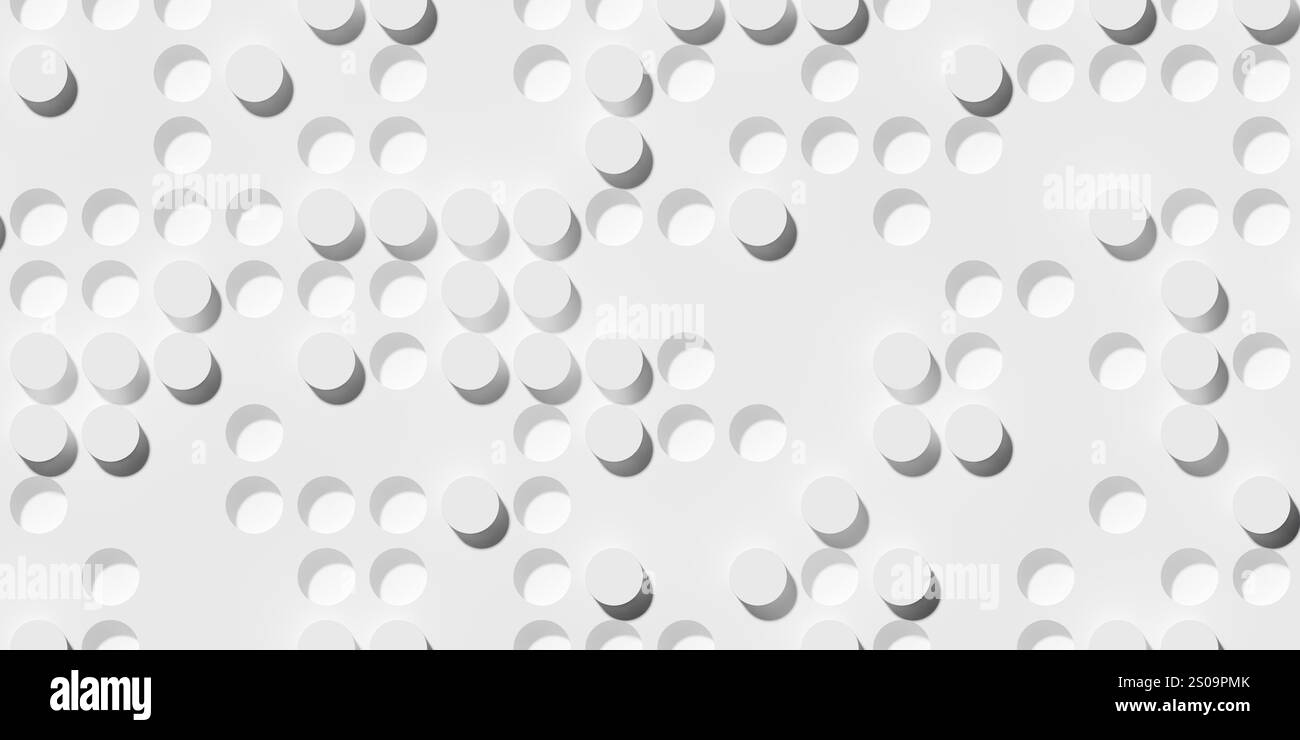 Random inset and outset white circle or cylinder background wallpaper ...