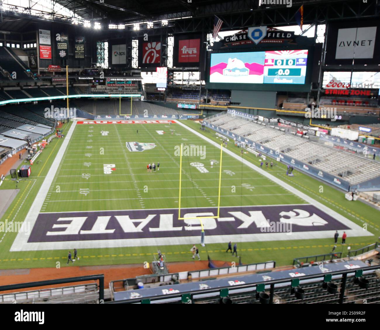 Phoenix, Arizona, USA. 26th Dec, 2024. 2024 Chase Field converted to a ...