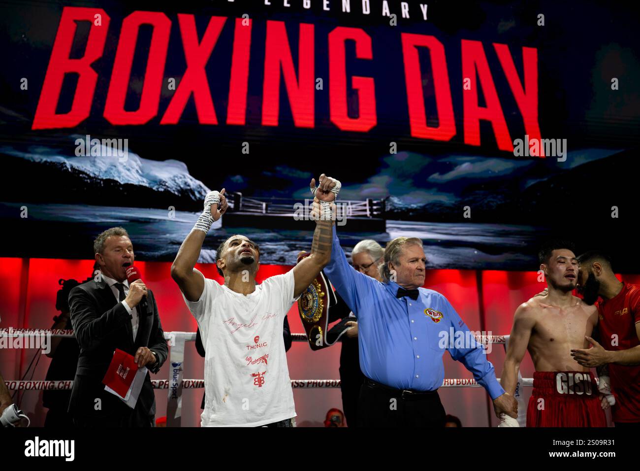 Bern, Berner Kursaal Arena, Boxing Day, Angelo Pena of, Switzerland ...