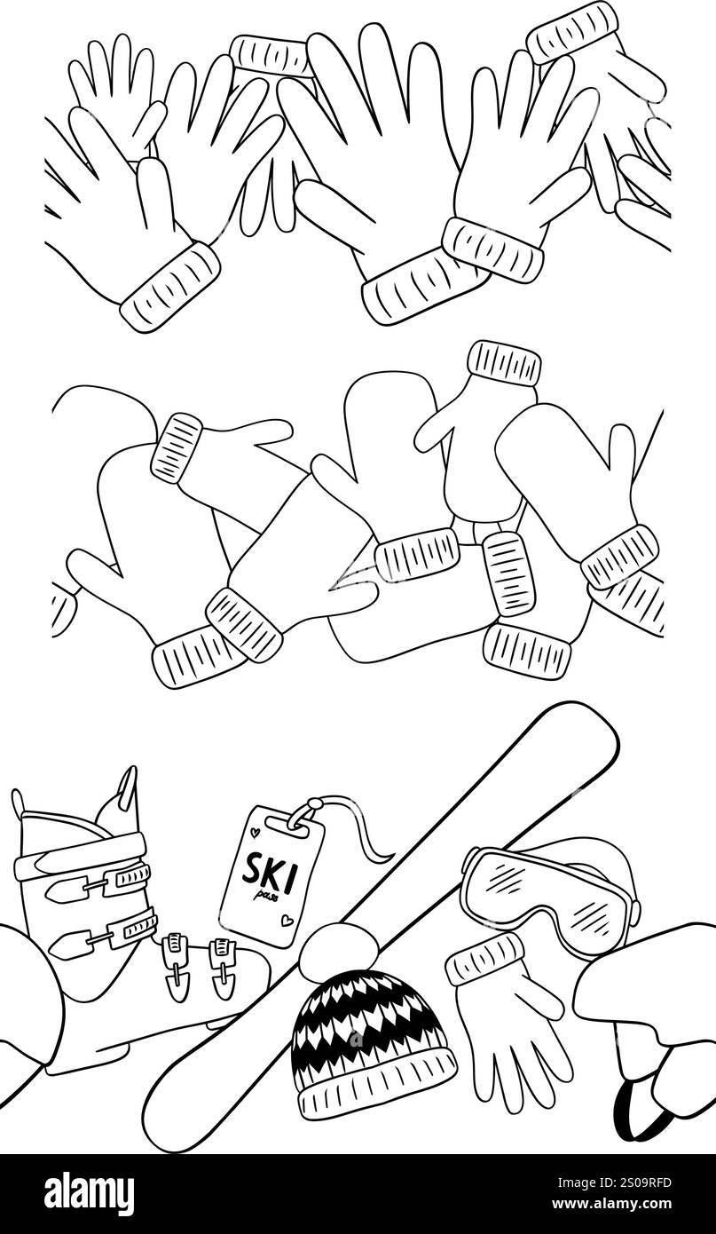 Border skiing Stock Vector Images - Alamy