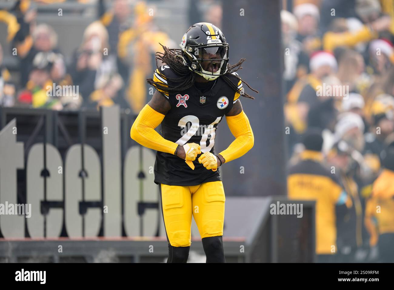 Pittsburgh, Pa, USA. 25th Dec, 2024. December 25, 2024: Donte Jackson ...