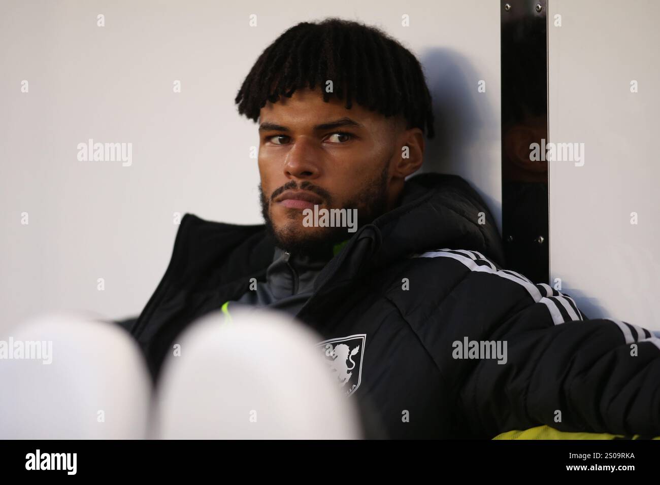 Aston Villa's Tyrone Mings during the Premier League match between ...
