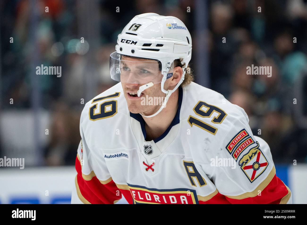 Florida Panthers forward Matthew Tkachuk is pictured during an NHL ...