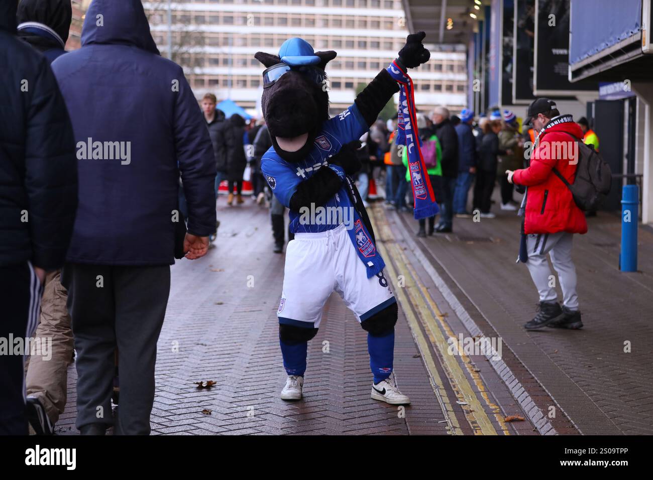 Ipswich Town mascot, Crazee - Ipswich Town v Newcastle United, Premier ...