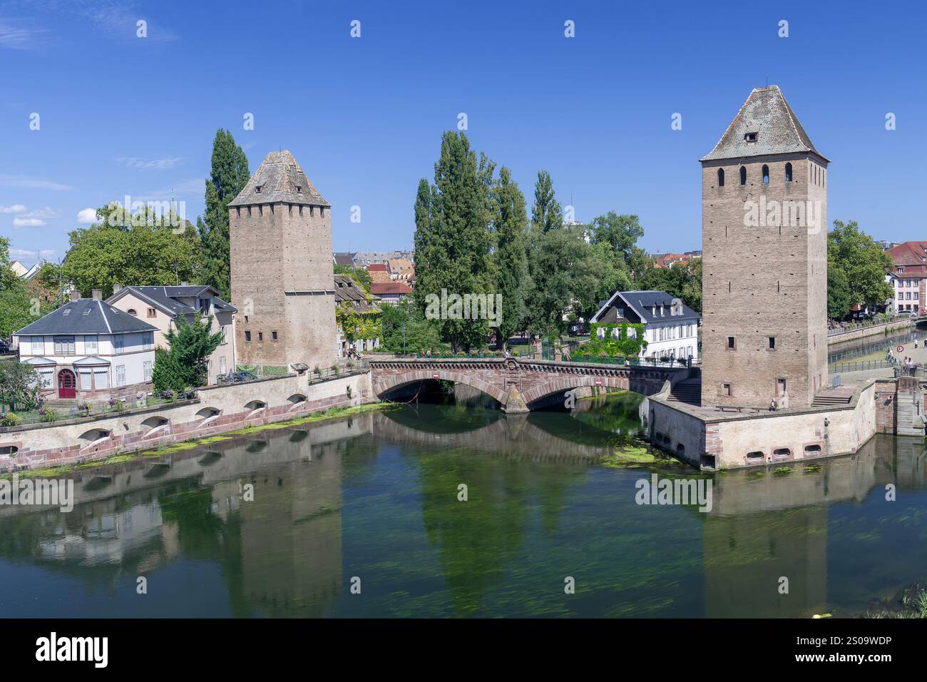 Strasbourg, France - The Ponts couverts, three bridges and four towers ...