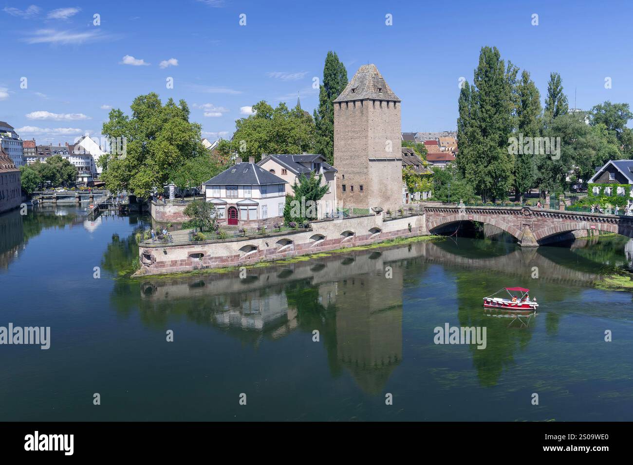 Strasbourg, France - The Ponts couverts, three bridges and four towers ...