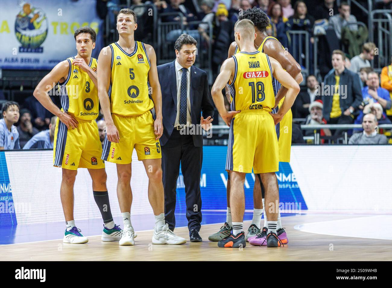 Berlin, Germany. 26th Dec, 2024. Basketball: Euroleague, Alba Berlin ...