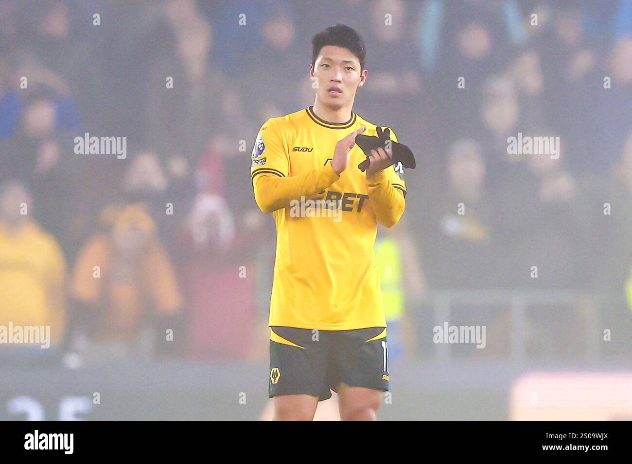Wolverhampton, UK. 26th Dec, 2024. Hwang Hee-chan of Wolverhampton ...