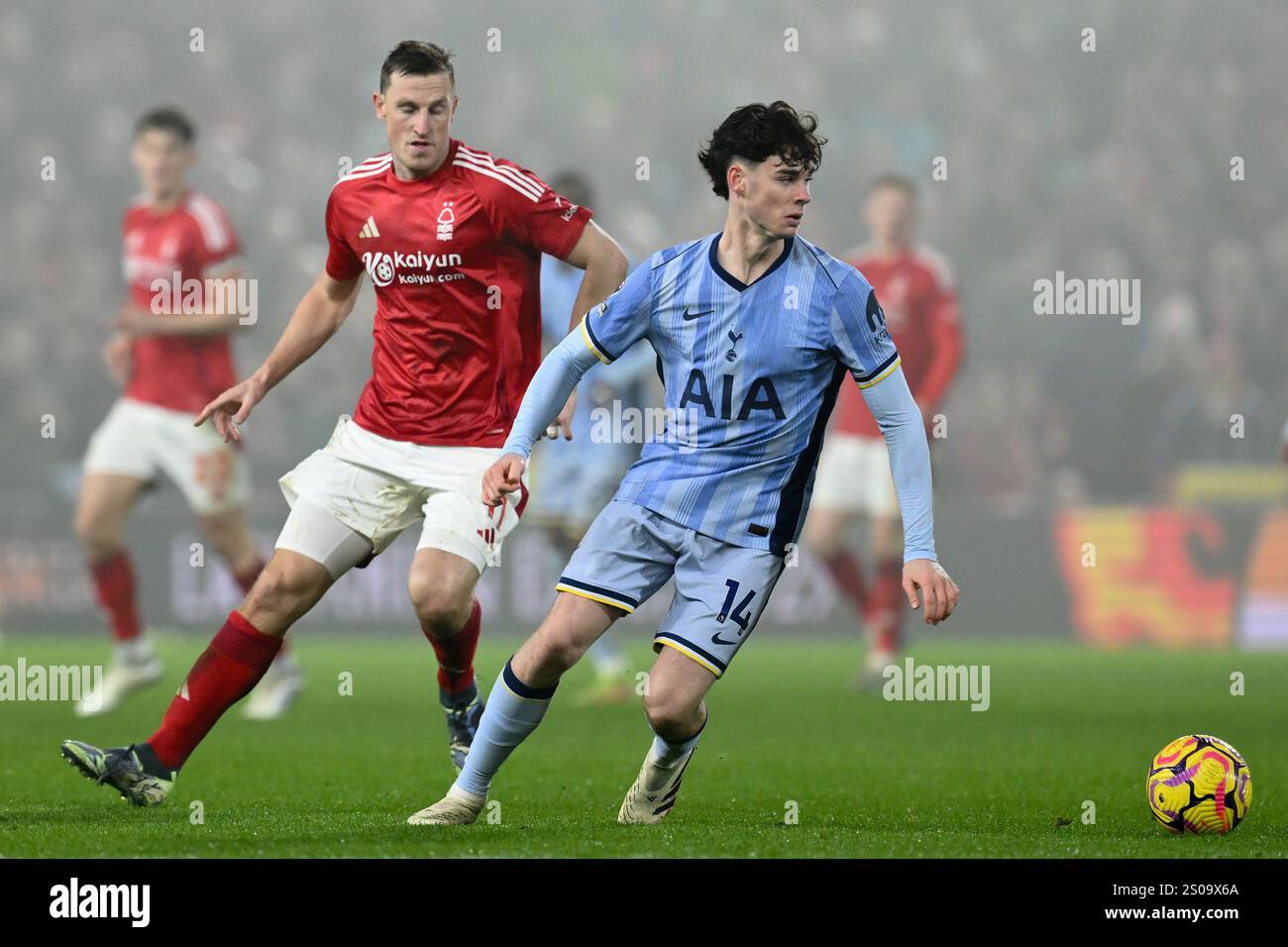 Archie Gray of Tottenham Hotspur in action during the Premier League ...