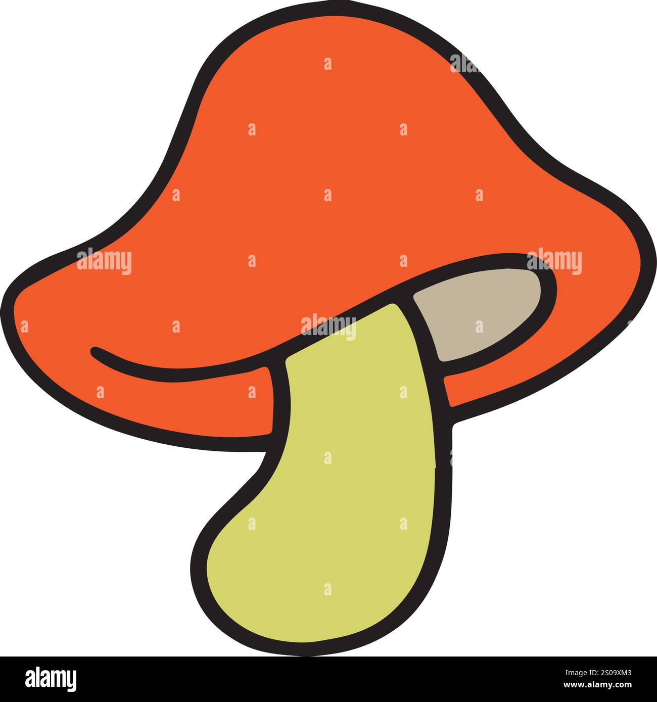 vector colorful mushroom food illustration Stock Vector Image & Art - Alamy