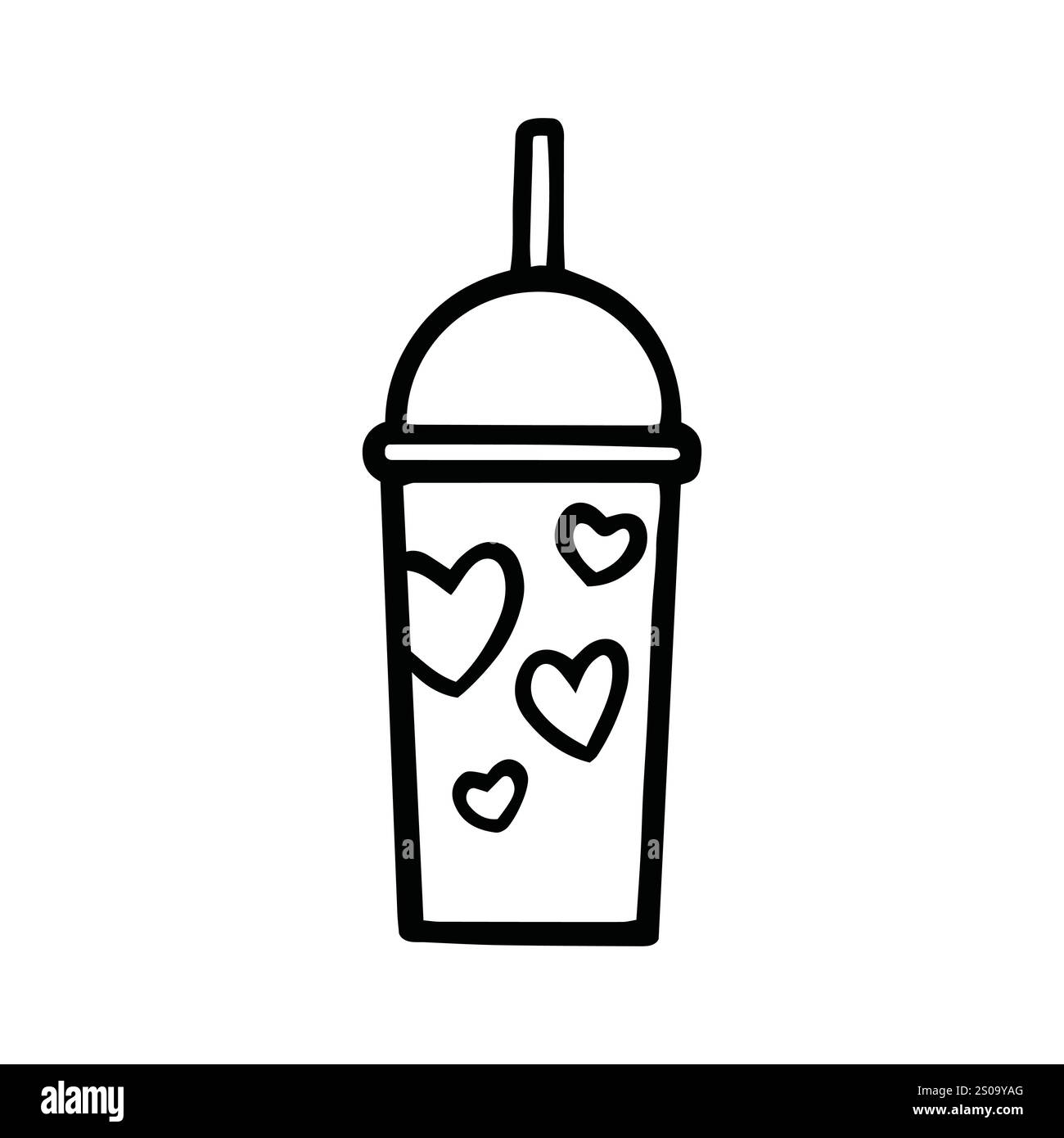 Boba sticker Stock Vector Images - Alamy