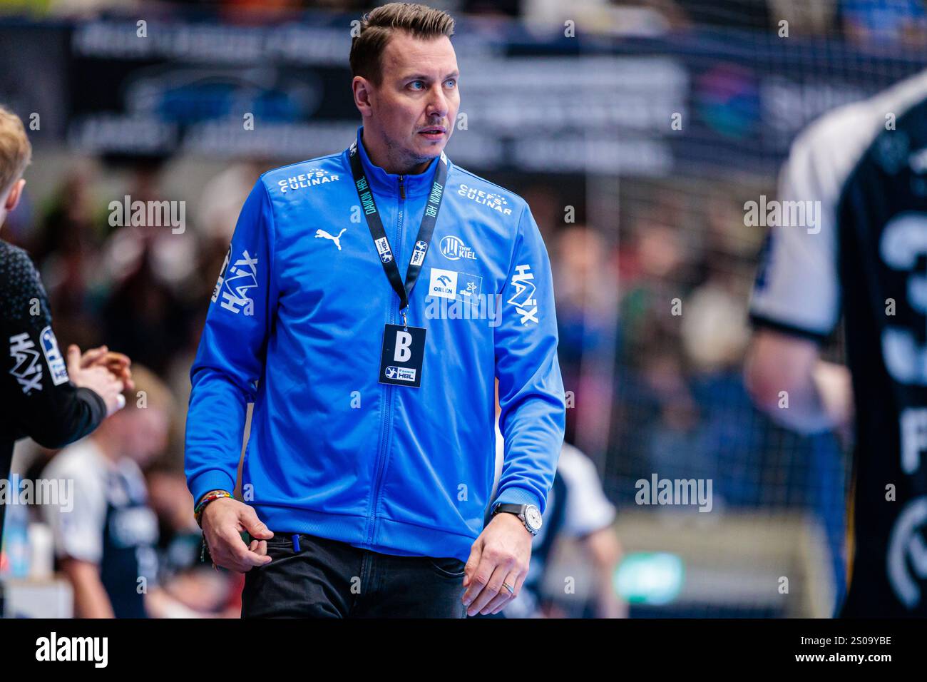 Filip Jicha (THW Kiel, Trainer) GER, TBV Lemgo Lippe vs. THW Kiel ...