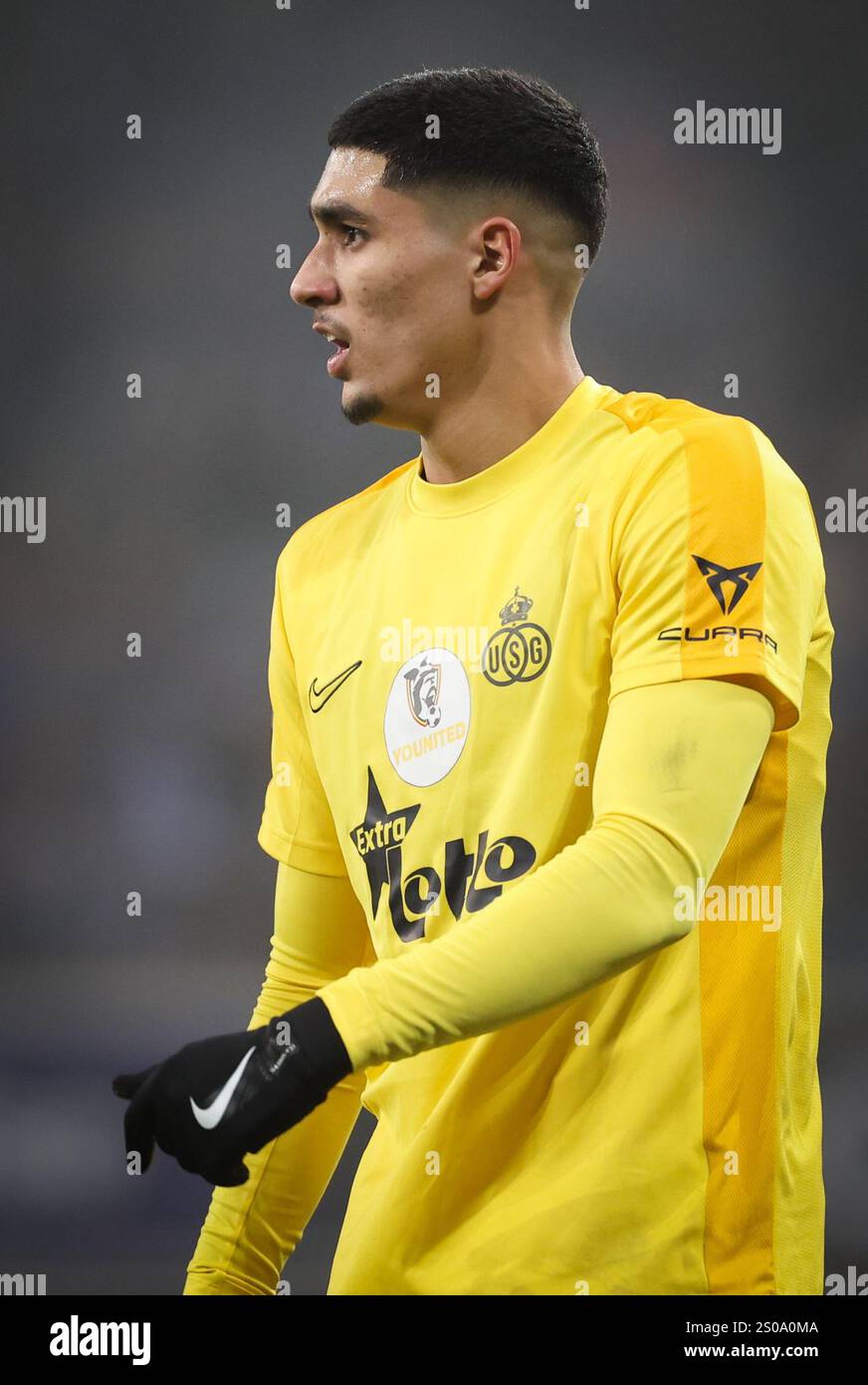 Gent, Belgium. 26th Dec, 2024. Union's Anan Khalaili pictured during a ...