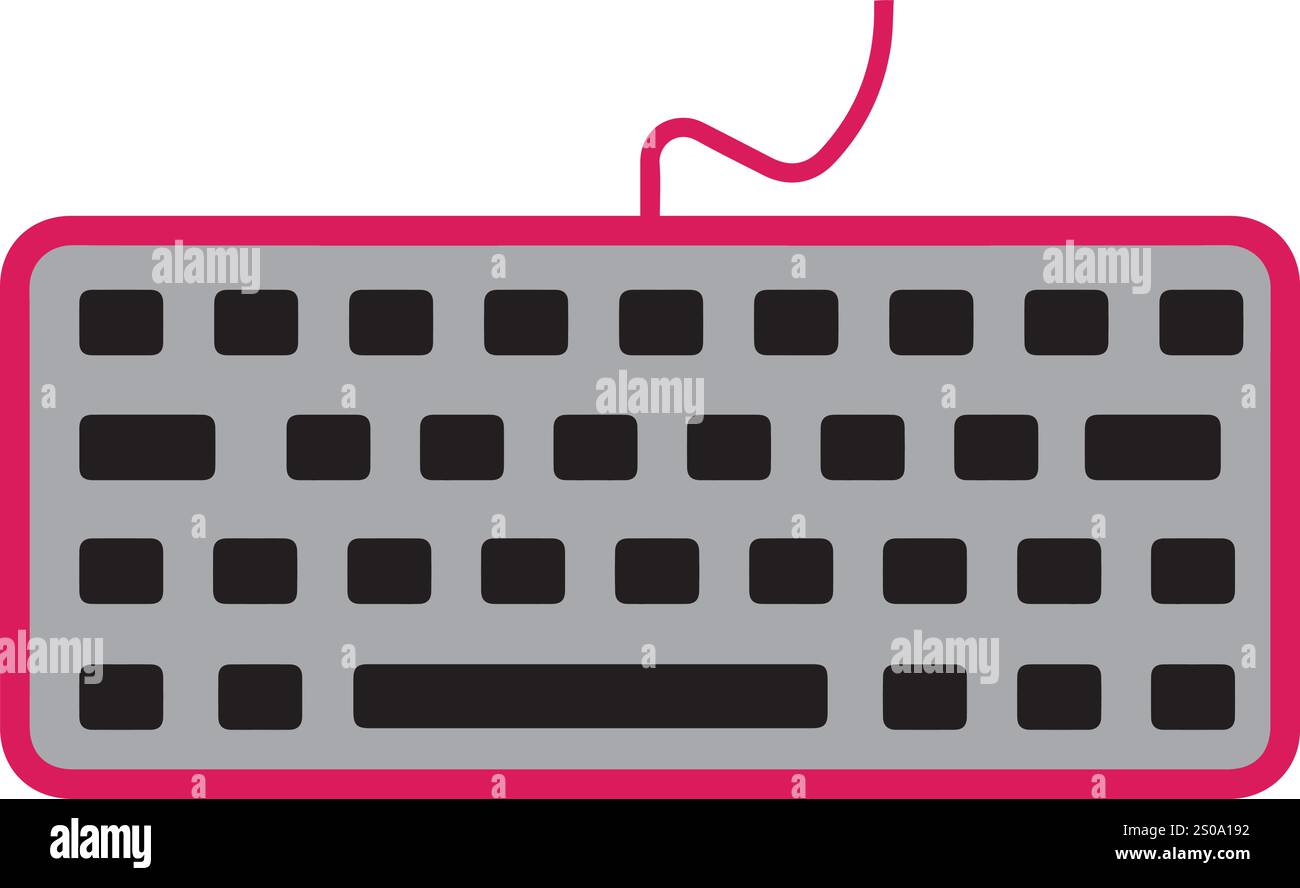 vector color keyboard tablet drawing designs Stock Vector Image & Art ...