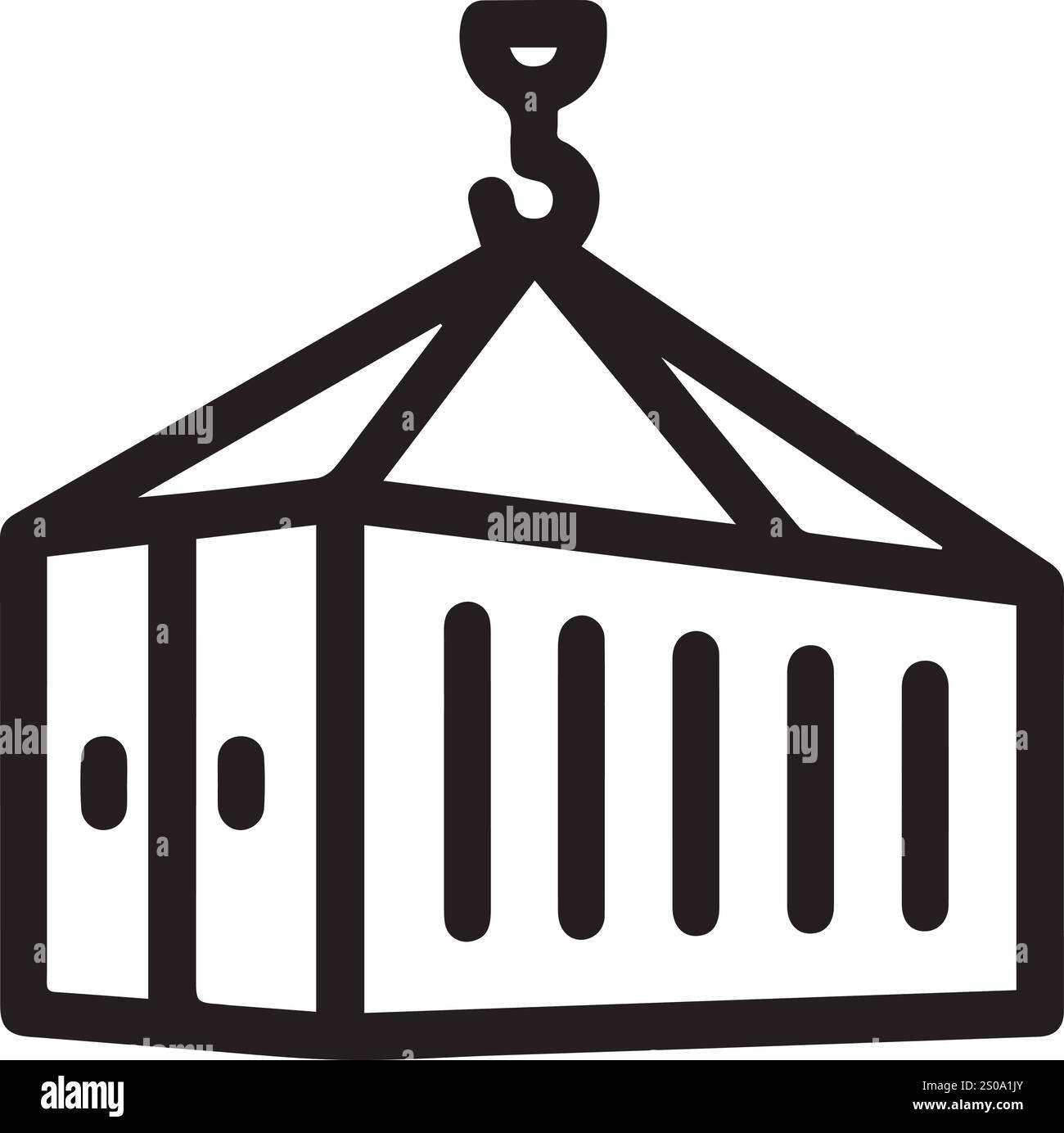 vector container house drawing design Stock Vector Image & Art - Alamy