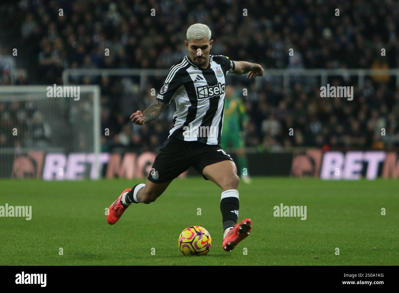 Newcastle United's Bruno Guimarães during the Premier League match ...