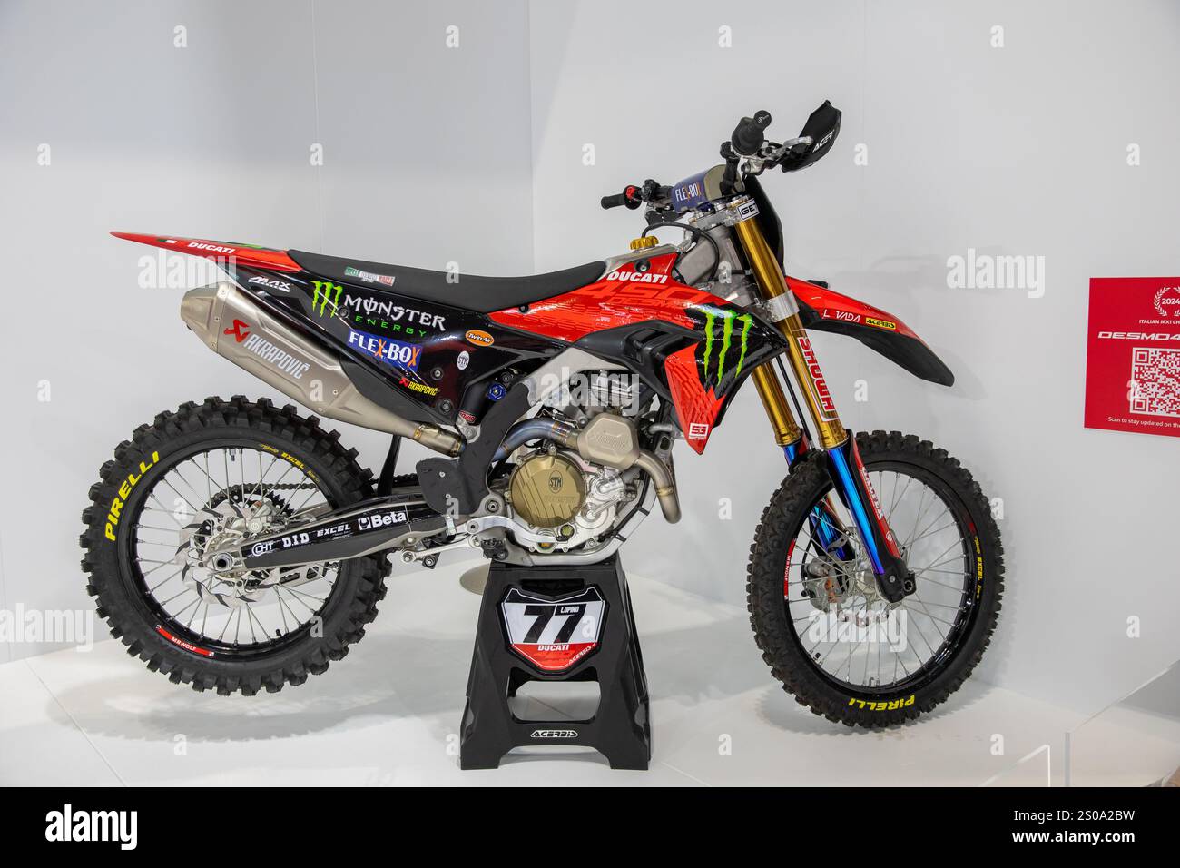 Ducati Desmo 450 MX Stock Photo - Alamy