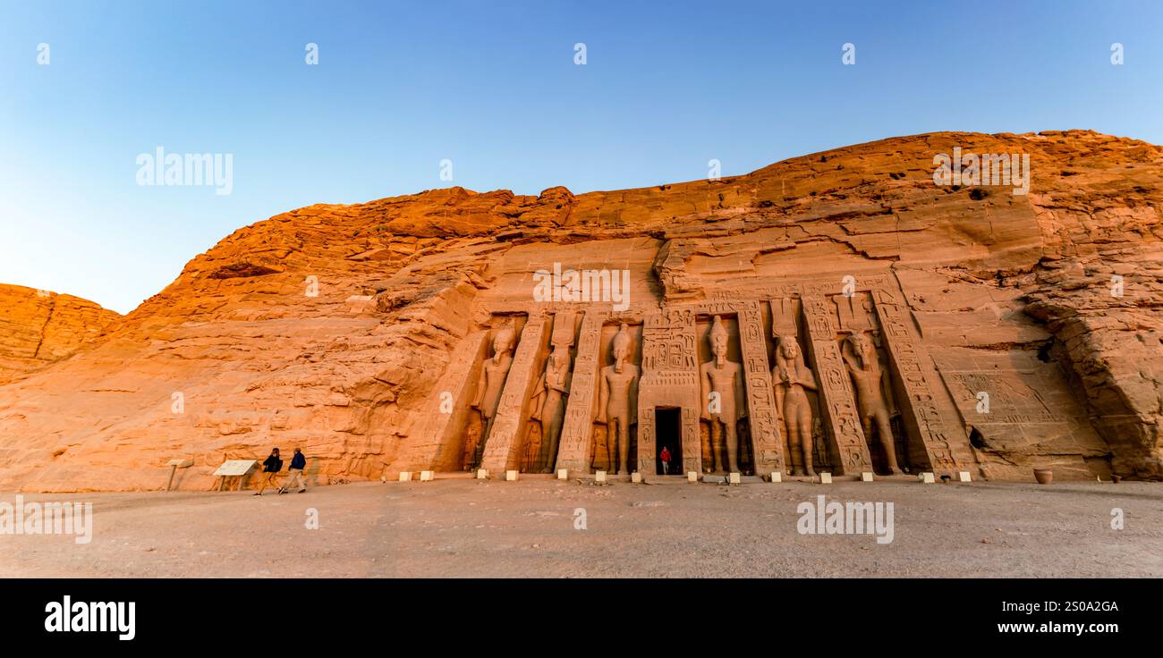Abu Simbel, Egypt; 18 January 2024: Explore Nefertari's Temple Facade ...
