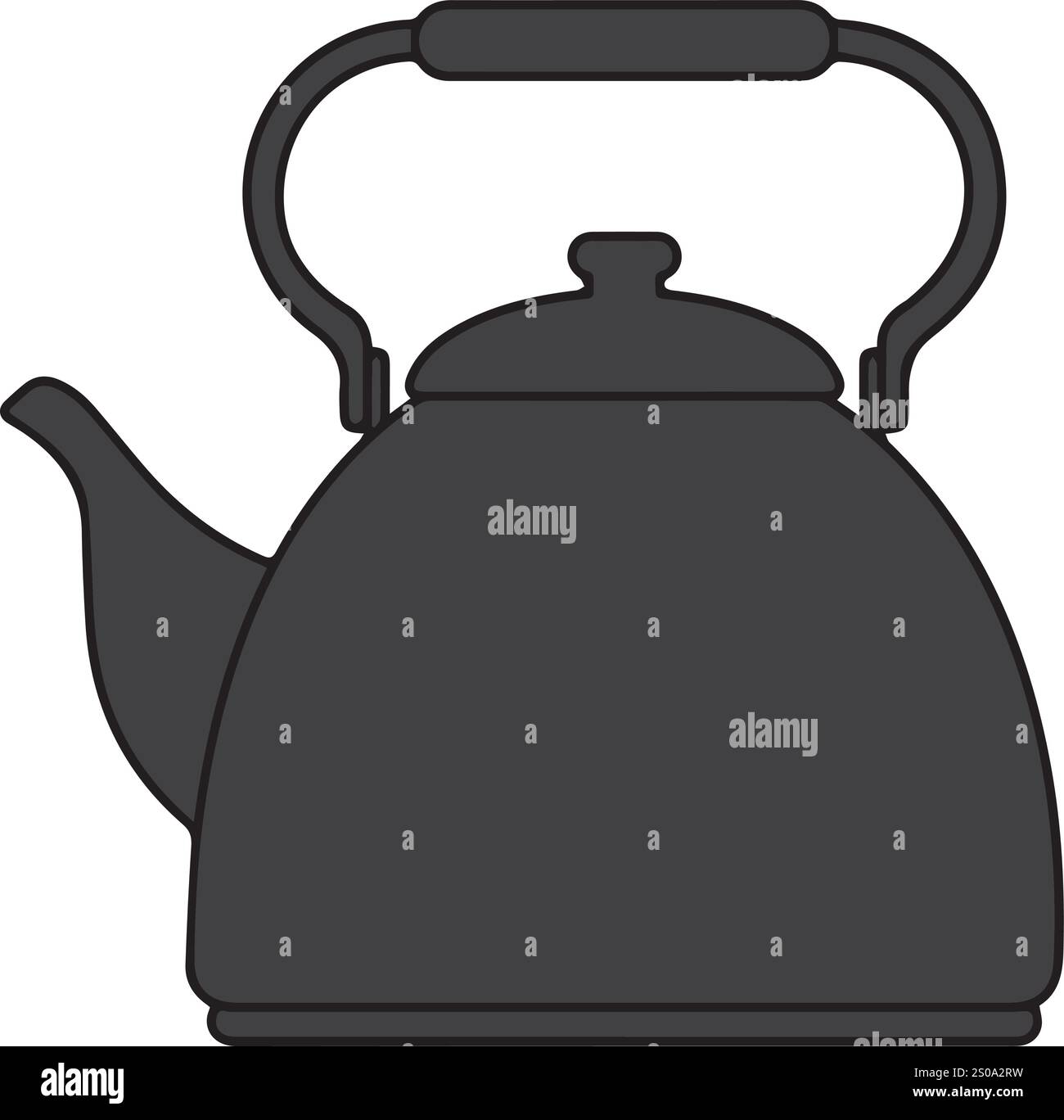 vector kitchenware teapot and kettle drawing designs Stock Vector Image ...