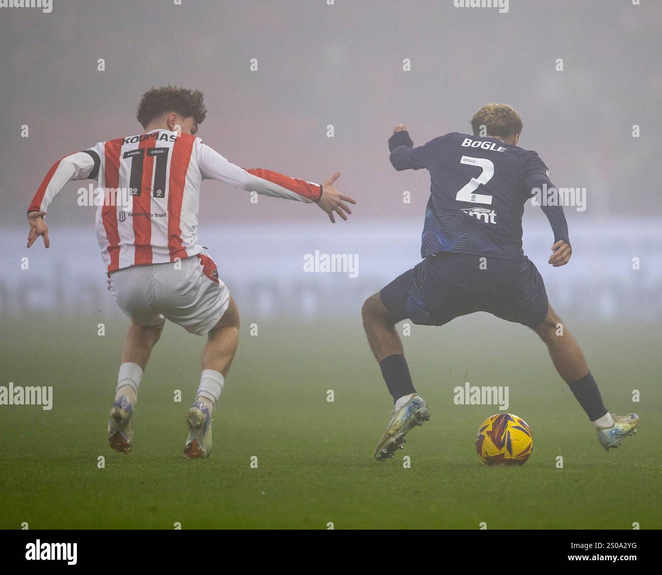 26th December 2024; Bet365 Stadium, Stoke, Staffordshire, England; EFL ...