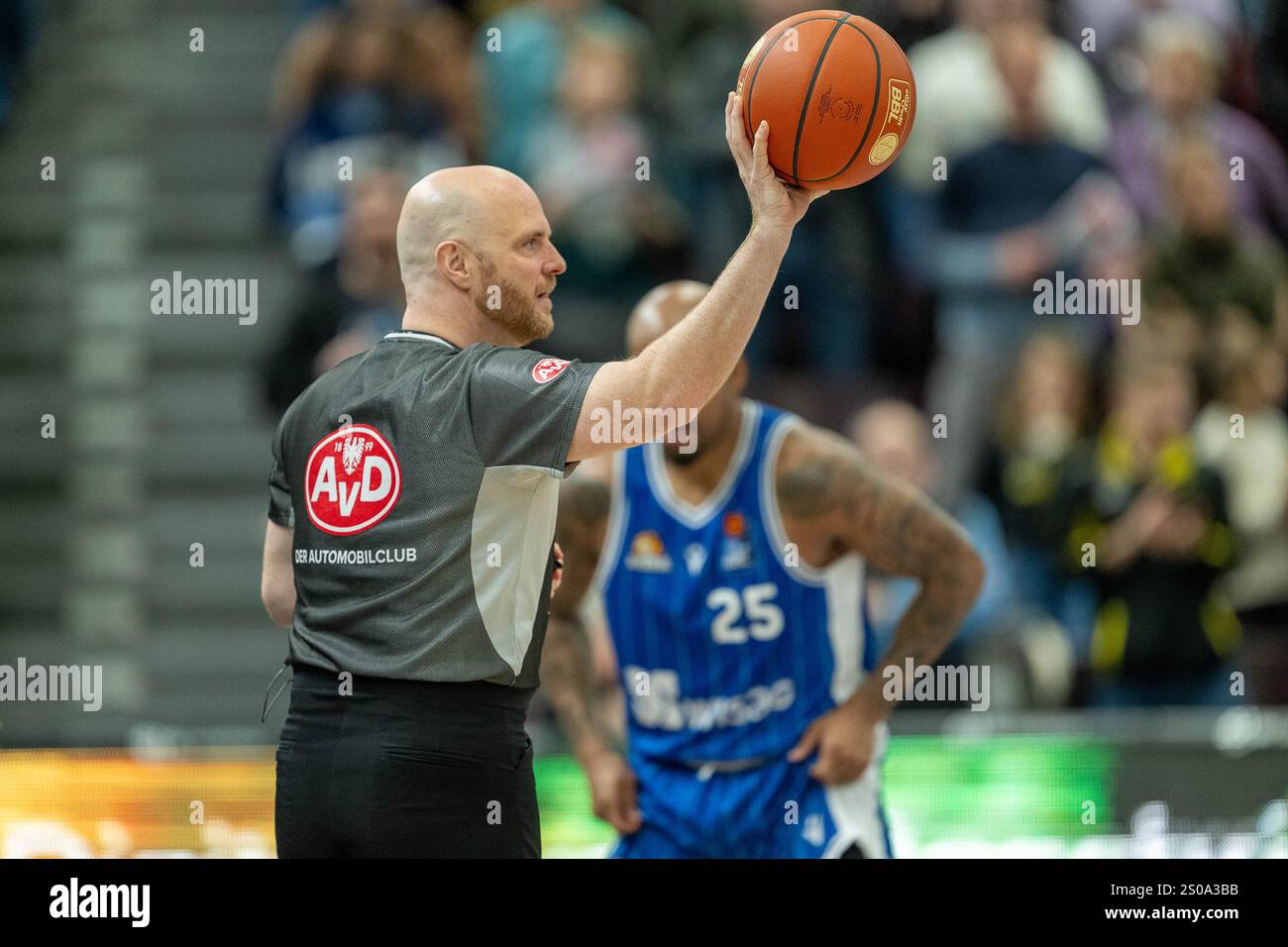 Benjamin Barth, GER, MHP Riesen Ludwigsburg vs. Frankfurt Skyliners ...